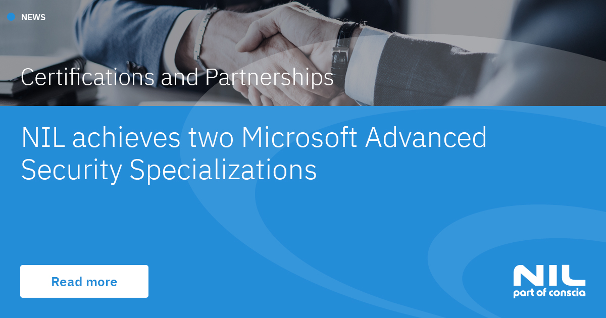 NIL achieves two Microsoft Advanced Security Specializations | NIL