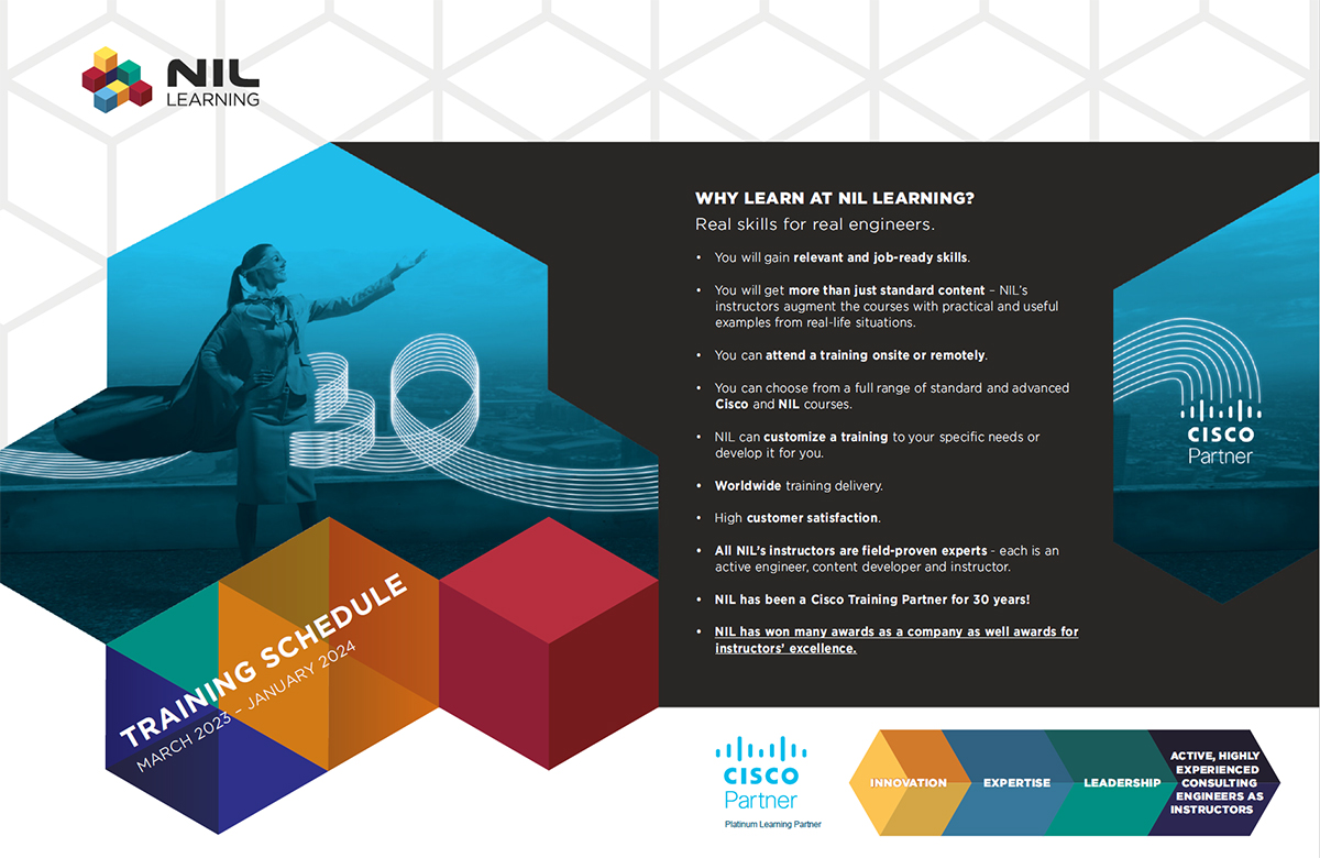 Cisco Training Schedule 2023 (PDF) available | NIL